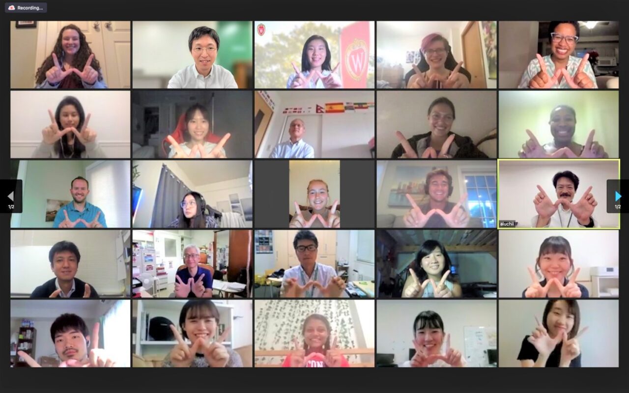 University of Wisconsin–Madison (U.S.A.) students attend online Summer ...